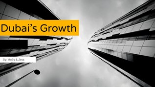 Dubai's Growth at emaze Presentation