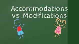 Accommodations vs. Modifications at emaze Presentation