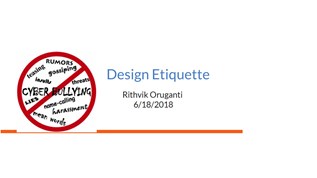 Design Etiquette at emaze Presentation
