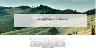 Lightning Conductor Installation on emaze