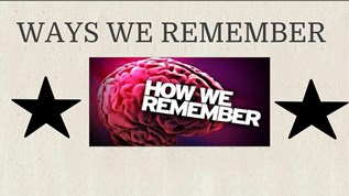ways we remember at emaze Presentation