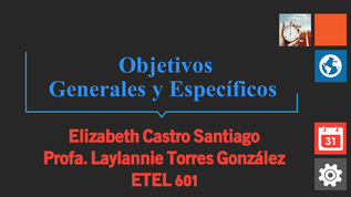 Objetivos at emaze Presentation