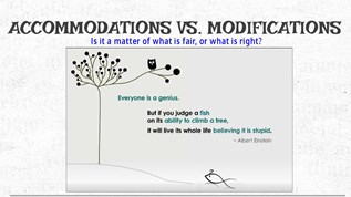 Accommodations vs. Modifications at emaze Presentation