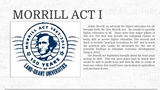 Morrill Act at emaze Presentation
