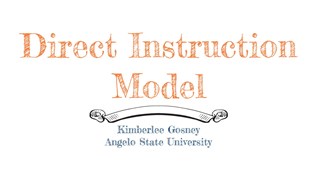 Direct Instruction Model at emaze Presentation