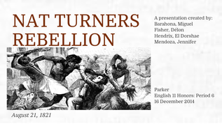 nat turners rebellion at emaze Presentation