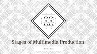 Stages of Multimedia Production at emaze Presentation