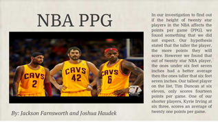 NBA Scatterplot at emaze Presentation