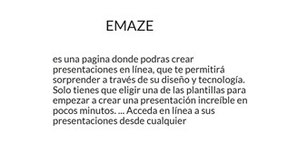 EMAZE at emaze Presentation
