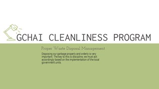 BINAN CLEANLINESS PROGRAM at emaze Presentation