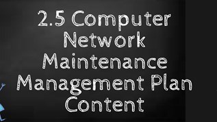 2.5 Computer Network Maintenance Management Plan Content at emaze ...