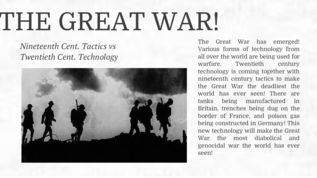 WW1 Project at emaze Presentation