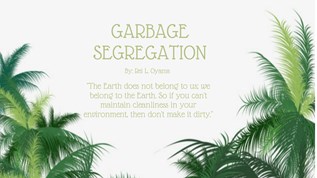 GARBAGE DISPOSAL at emaze Presentation