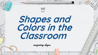 Shapes in the Classroom at emaze Presentation
