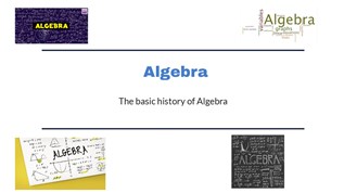Algebra at emaze Presentation