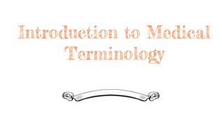 Introduction to Medical Terminology at emaze Presentation