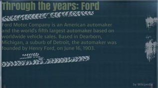 The Ford Motor Company at emaze Presentation