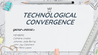 TECHNOLOGICAL CONVERGENCE at emaze Presentation