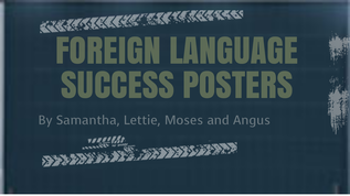 Foreign language success posters at emaze Presentation