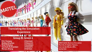 Mattel Business Simulation at emaze Presentation