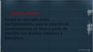 ¿QUE ES EMAZE? at emaze Presentation