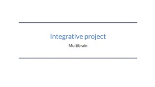 Integrative project at emaze Presentation