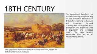18th century agricultural revolution at emaze Presentation