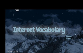 Internet Vocabulary at emaze Presentation