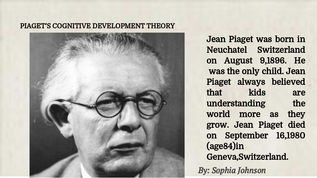 Piaget’s Cognitive Development Theory at emaze Presentation