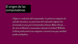 El origen de las computadoras at emaze Presentation