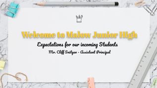 Welcome to Malow Junior High at emaze Presentation