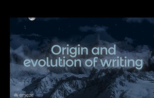 Origin and evolution of writing at emaze Presentation