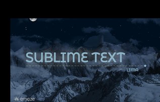 SUBLIME TEXT at emaze Presentation