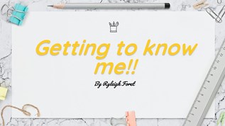 Getting to know me!! at emaze Presentation