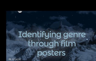 Identifying genre through film posters at emaze Presentation