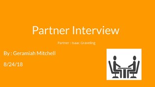 Partner Interview at emaze Presentation