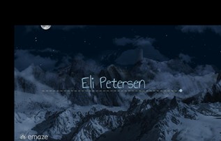 Eli Petersen at emaze Presentation