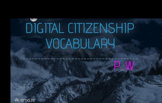 DIGITAL CITIZENSHIP VOCABULARY at emaze Presentation