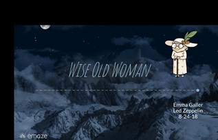 Wise Old Woman at emaze Presentation