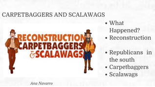Carpetbaggers and Scalawags at emaze Presentation
