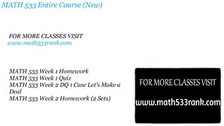 MATH 533 RANK Lessons in Excellence-- math533rank.com at emaze Presentation
