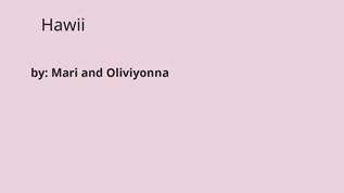 Hawii at emaze Presentation