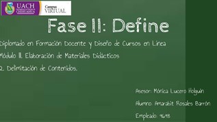 Fase II: Define at emaze Presentation