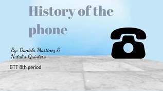 History of the phone at emaze Presentation