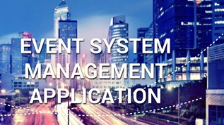 Event System Management Application at emaze Presentation