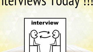 Interviews Today !!! at emaze Presentation