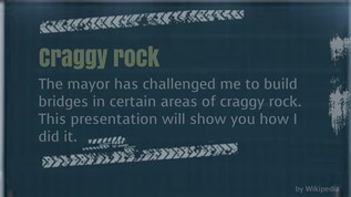 Craggy rock at emaze Presentation