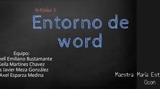 entorno word at emaze Presentation