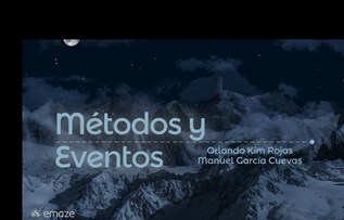 Métodos y Eventos at emaze Presentation