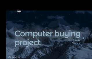 Computer buying project at emaze Presentation